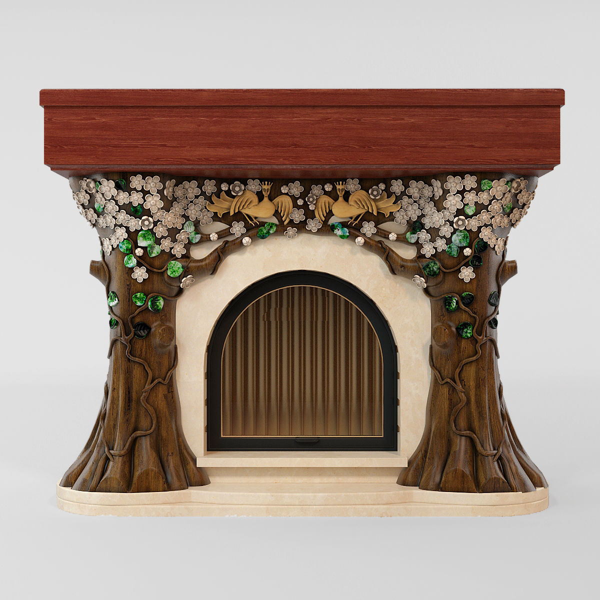 Fabulous Fireplace 3D model | CGTrader
