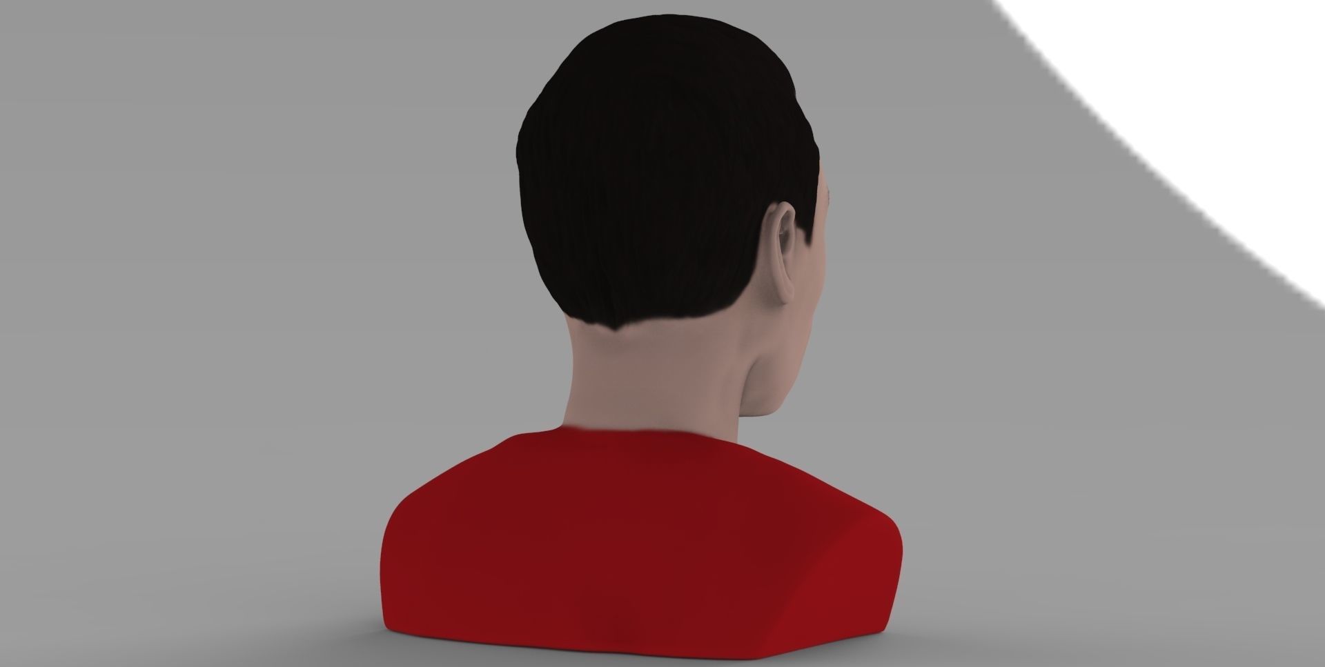 Sheldon Big Bang Theory bust ready for full color 3D printing 3D model ...