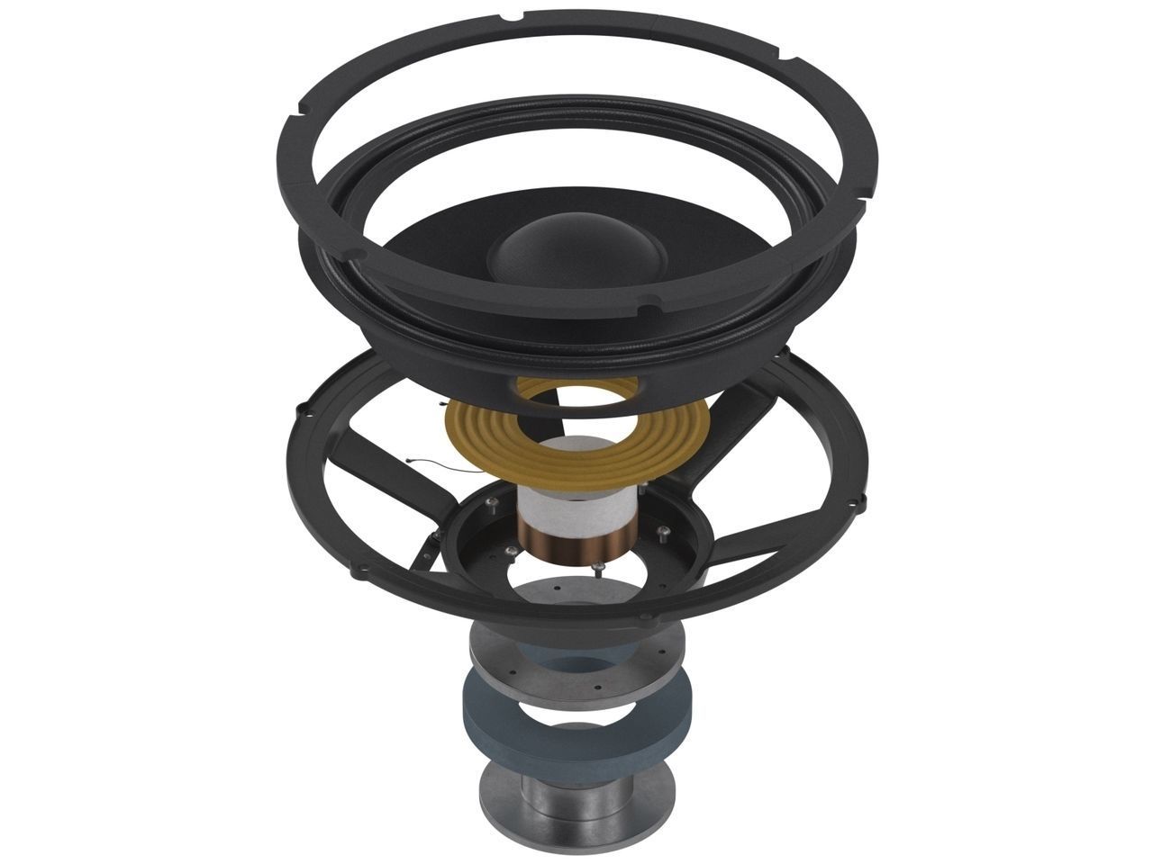 Speaker Cross Section 3D model | CGTrader