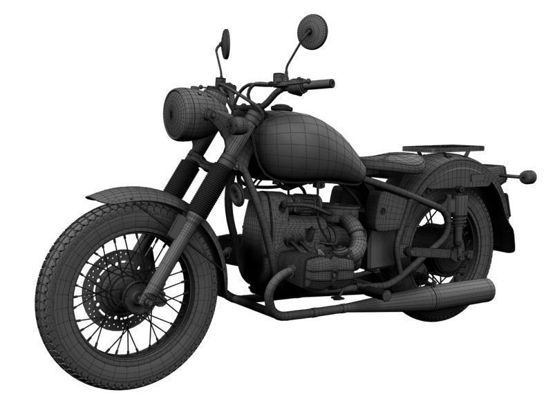 Ural M70 Solo 2014 3D model | CGTrader