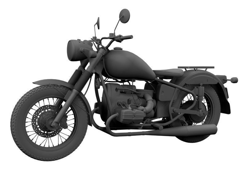 Ural M70 Solo 2014 3D model | CGTrader