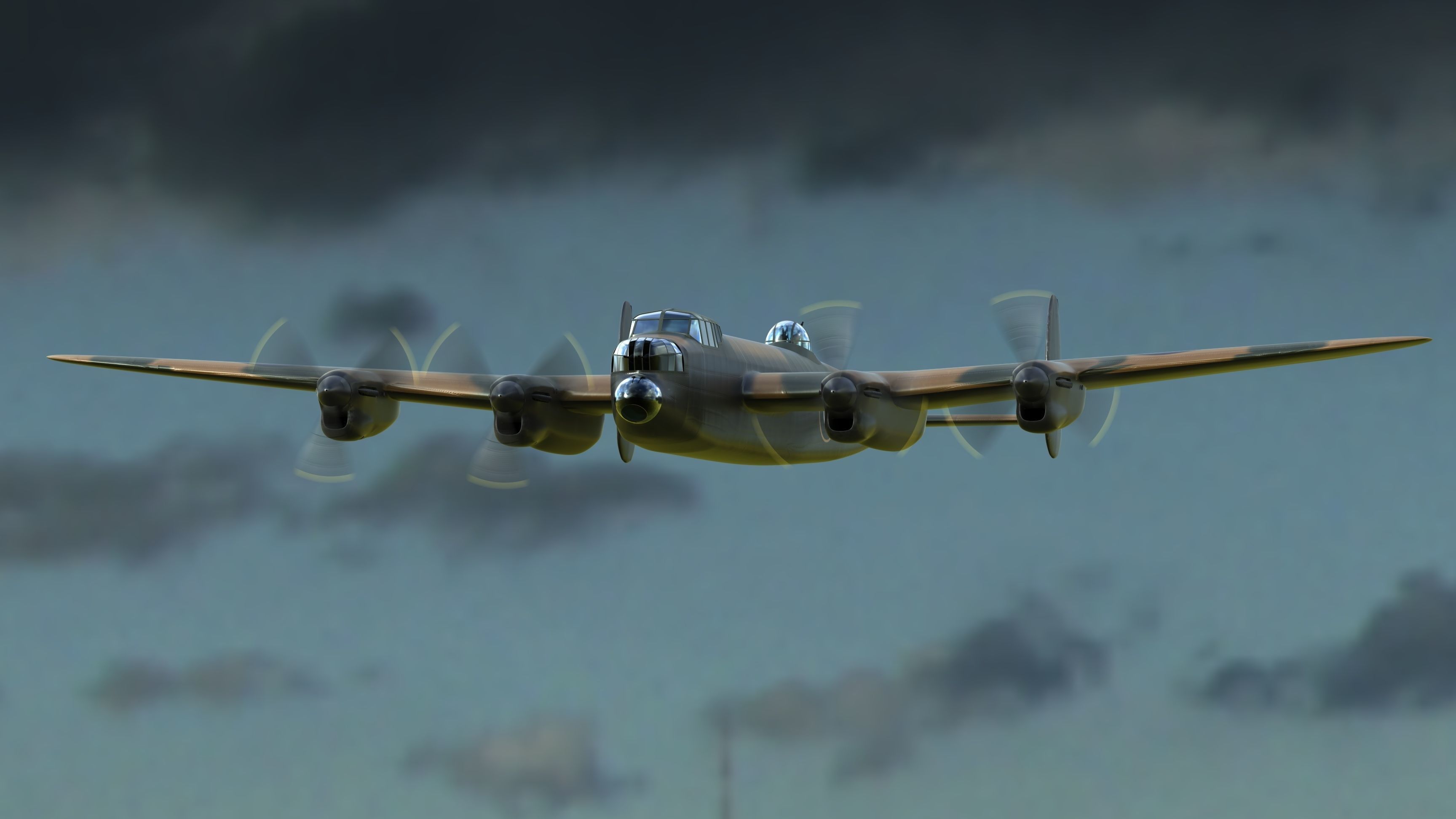 Simple Avro Lancaster 3D model | CGTrader