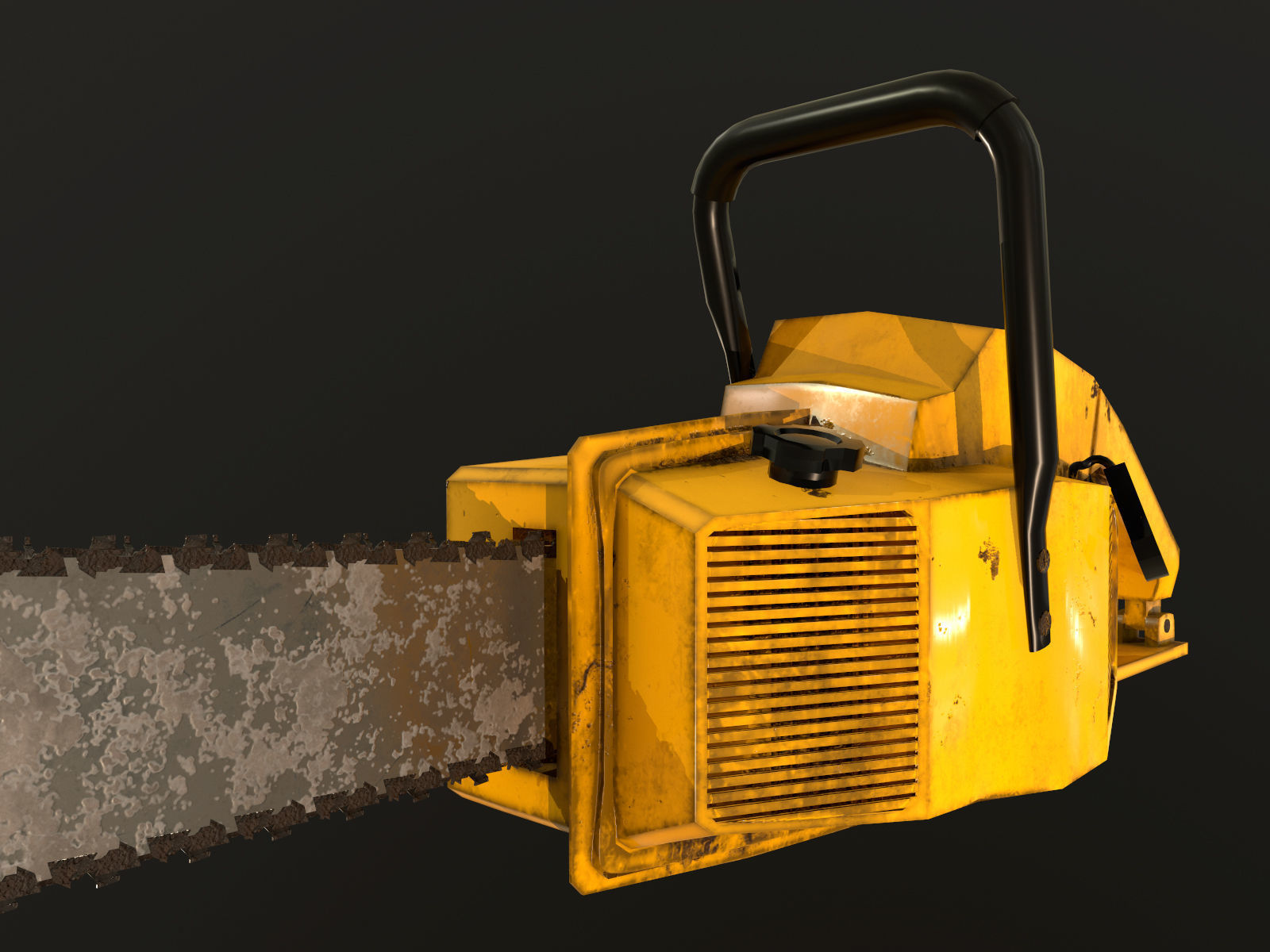 3D model Chainsaw lowpoly VR / AR / low-poly | CGTrader