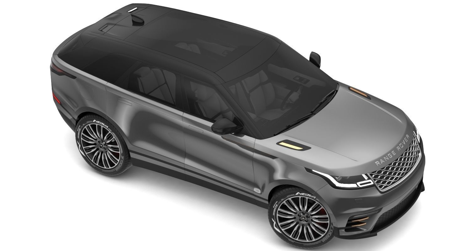 2018 Land Rover Range Rover Velar Corris Grey 3D model | CGTrader