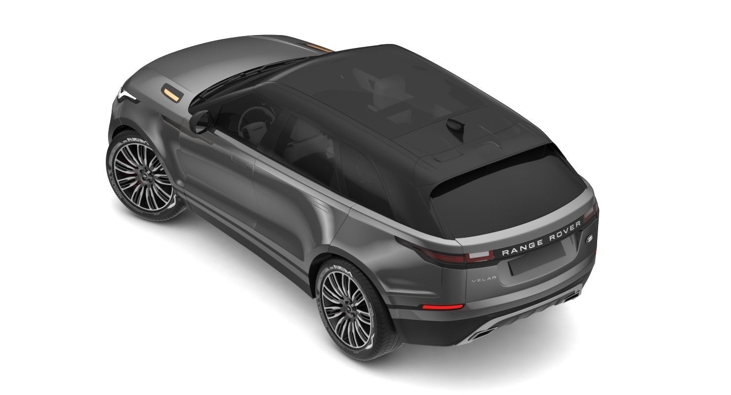 2018 Land Rover Range Rover Velar Corris Grey 3D model | CGTrader