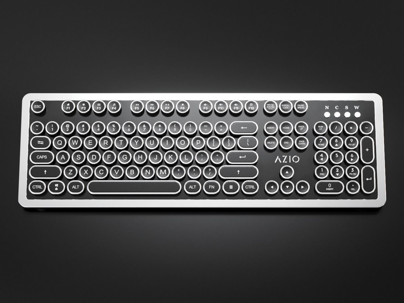 Azio MK Retro Computer Keyboard 3D model | CGTrader