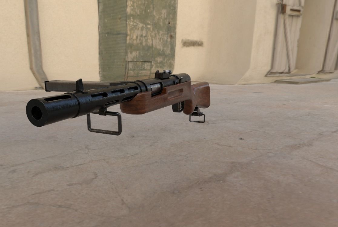 3D model Bergmanns MP35 Submachine Gun VR / AR / low-poly | CGTrader