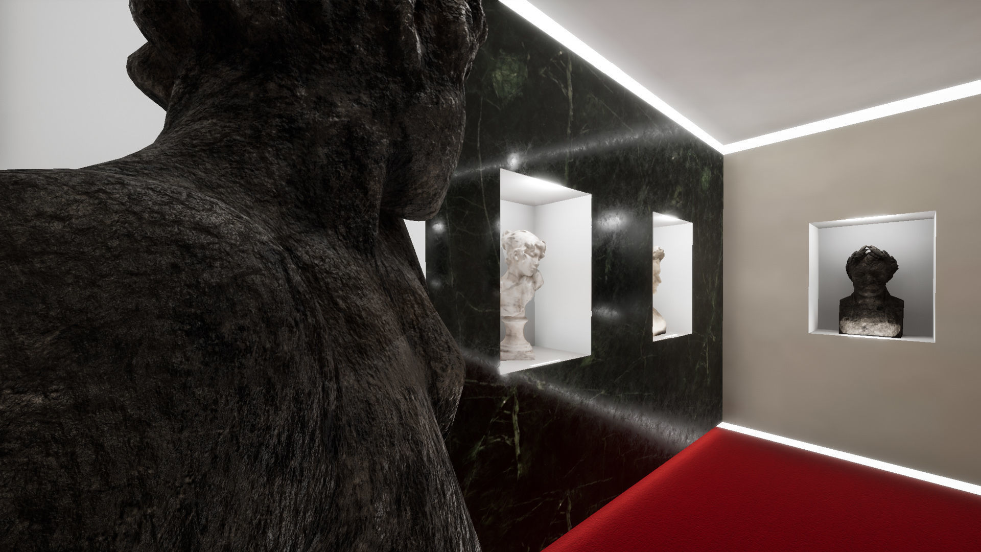 3D model Detailed Greek Statues VR / AR / low-poly | CGTrader