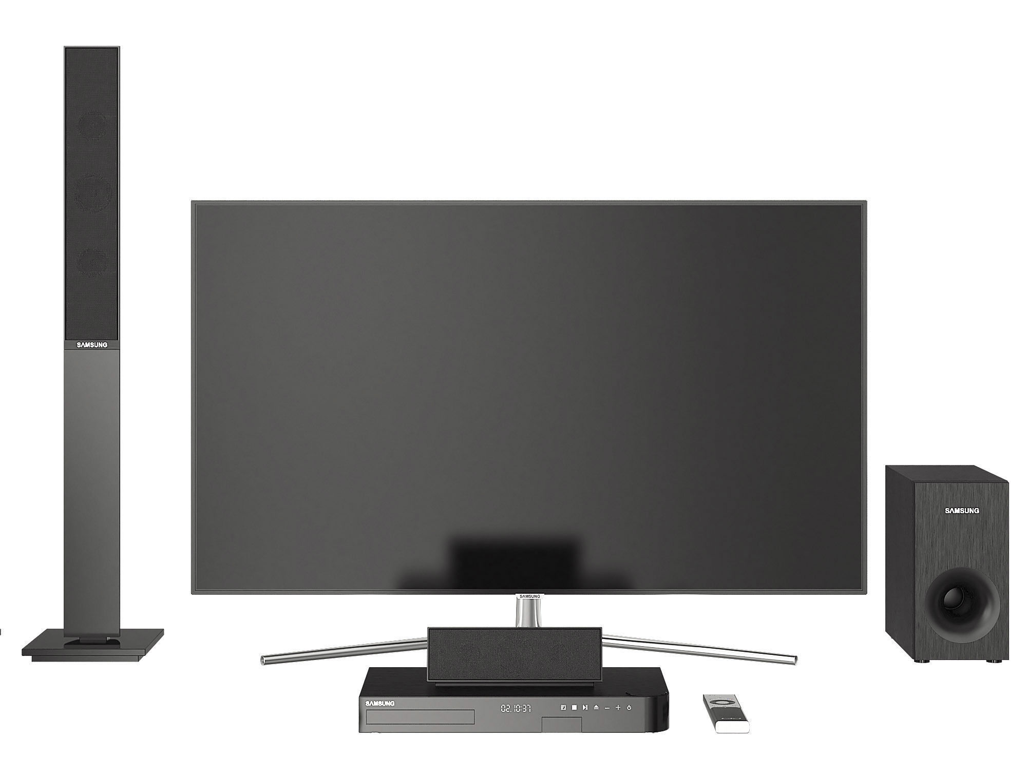 Samsung TV QLED Home Cinema Blu-ray 1 3D model | CGTrader