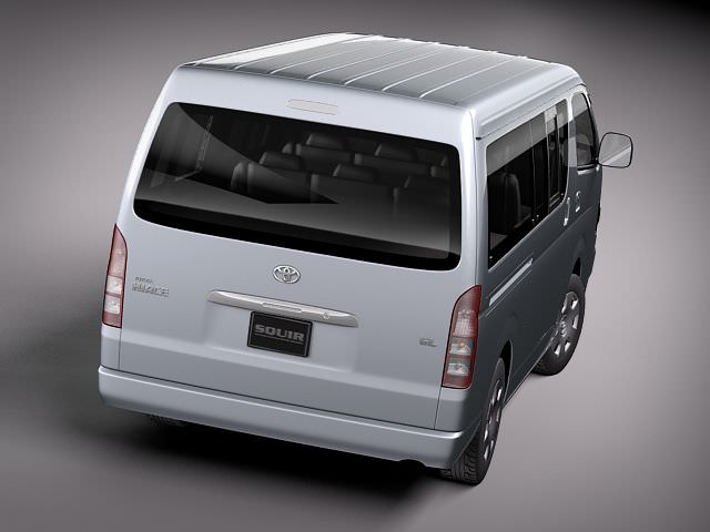 Toyota Hiace 3D model | CGTrader