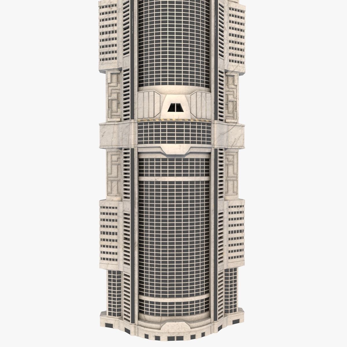 futuristic skyscraper 3D model | CGTrader