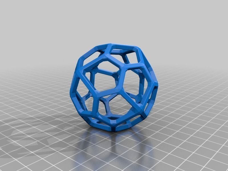 Catalan Wireframe Polyhedra free 3D model 3D printable | CGTrader