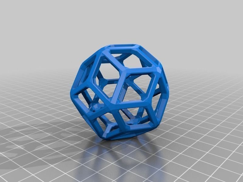 Catalan Wireframe Polyhedra free 3D model 3D printable | CGTrader