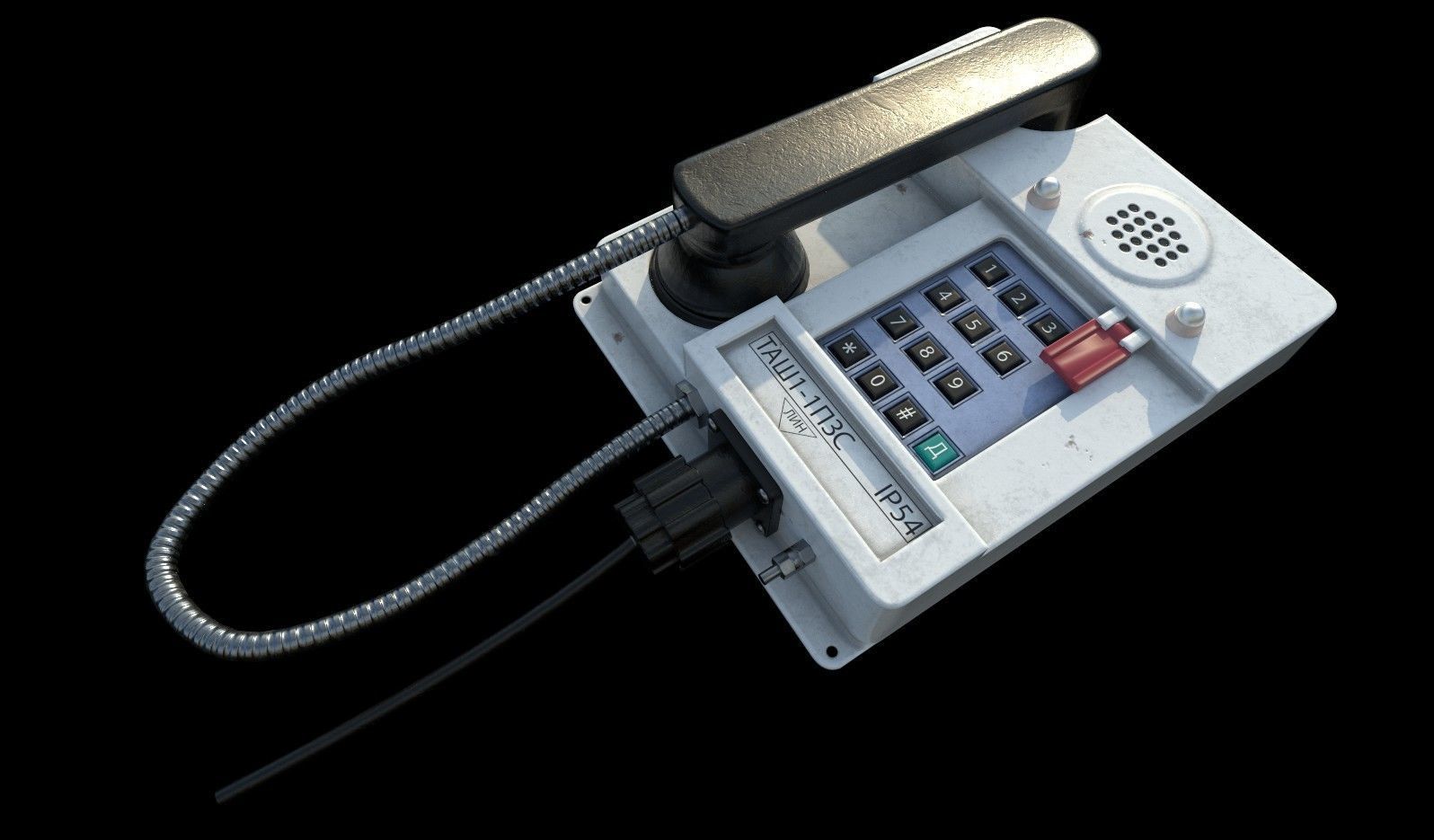 3D model mining telephone VR / AR / low-poly | CGTrader