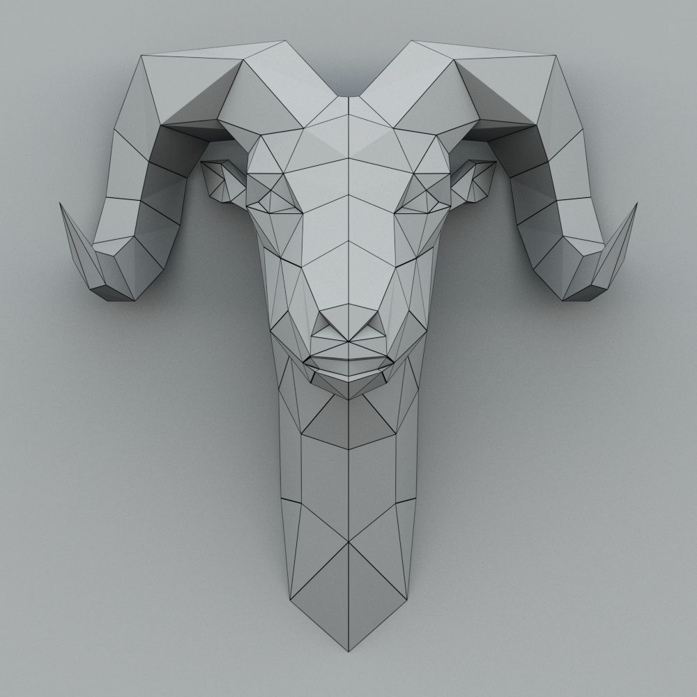 REM PAPER HEAD 3D model | CGTrader