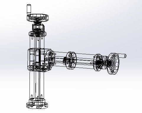 The Xz axis manual adjustment mechanism 3D model | CGTrader