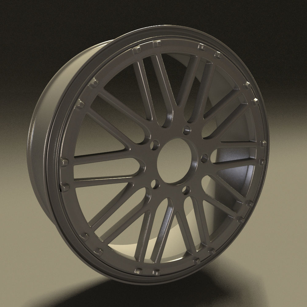 3D model Car rim 5 VR / AR / low-poly | CGTrader