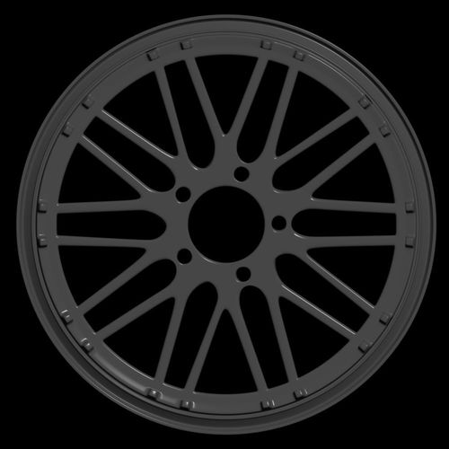 3D model Car rim 5 VR / AR / low-poly | CGTrader