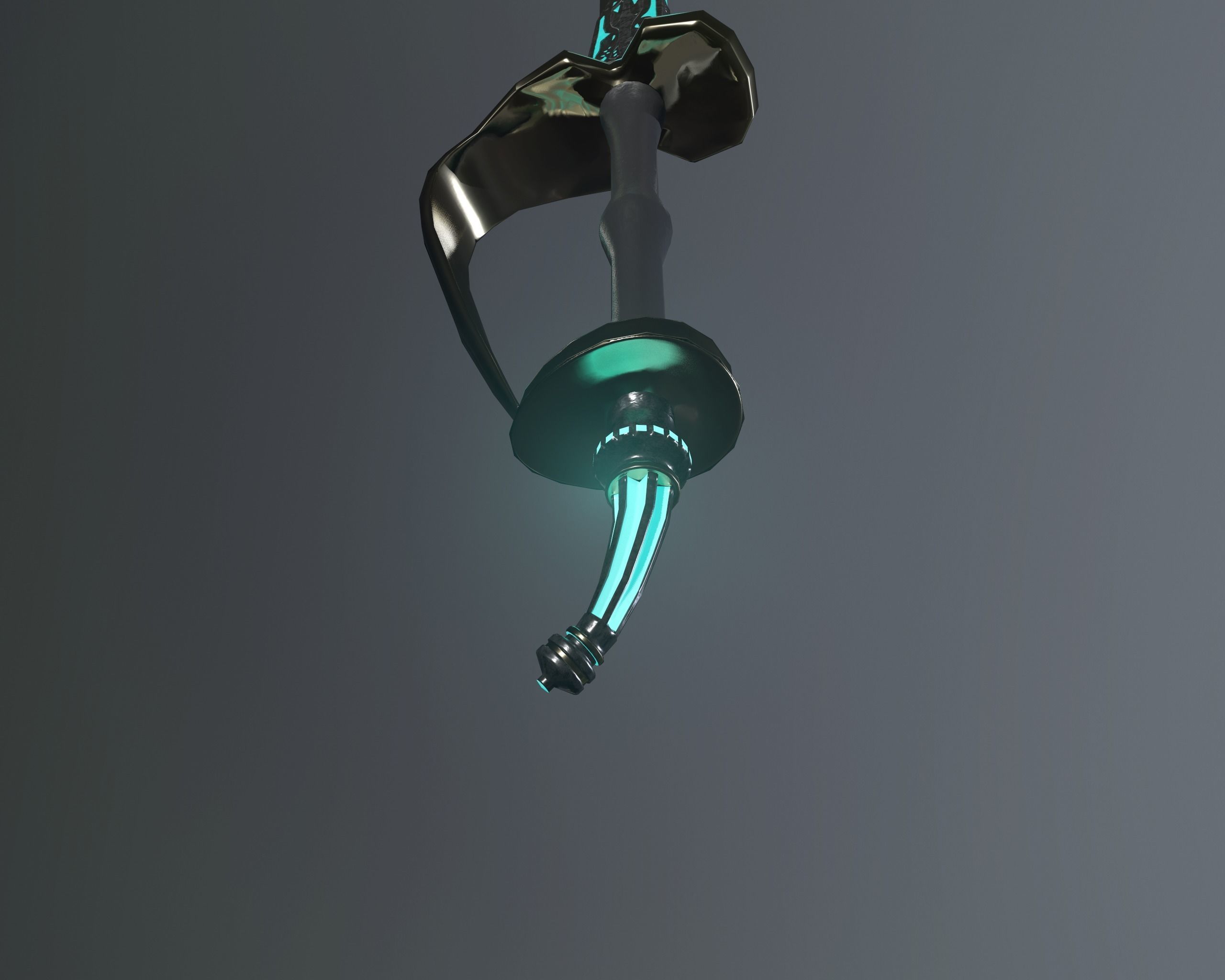 3D model Indian stylized two-handed sabre VR / AR / low-poly | CGTrader