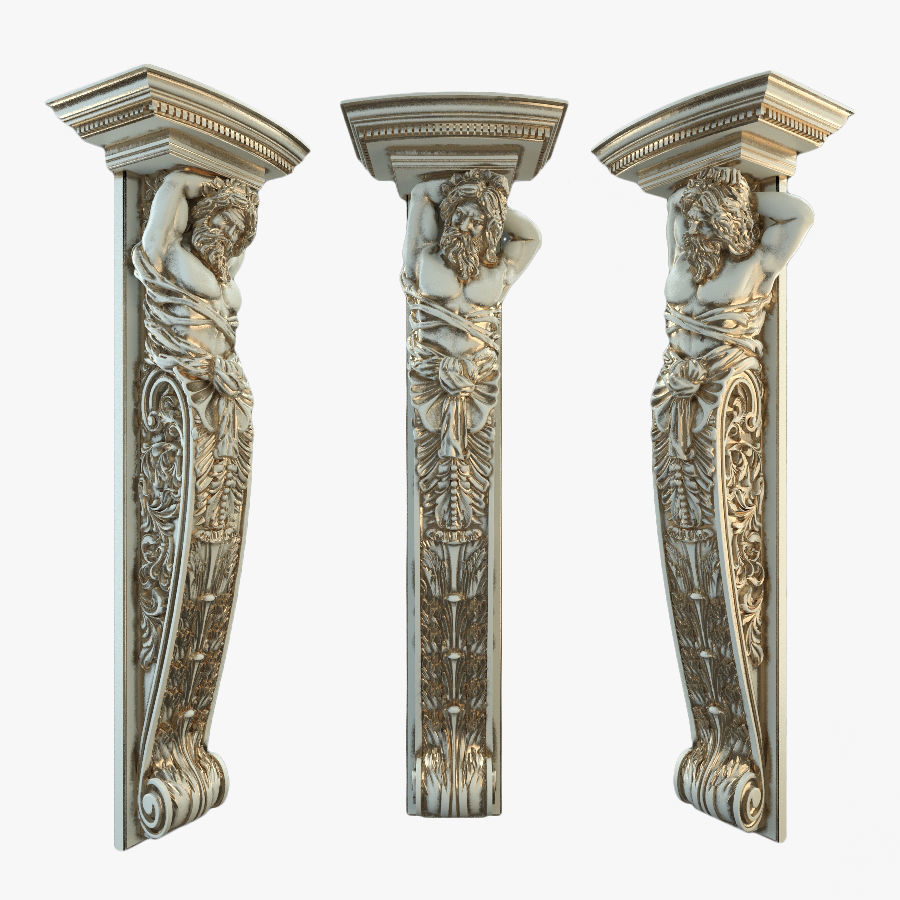 Atlas Sculpture 3D model 3D printable | CGTrader