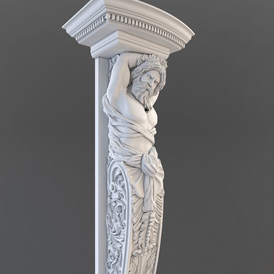 Atlas Sculpture 3D model 3D printable | CGTrader
