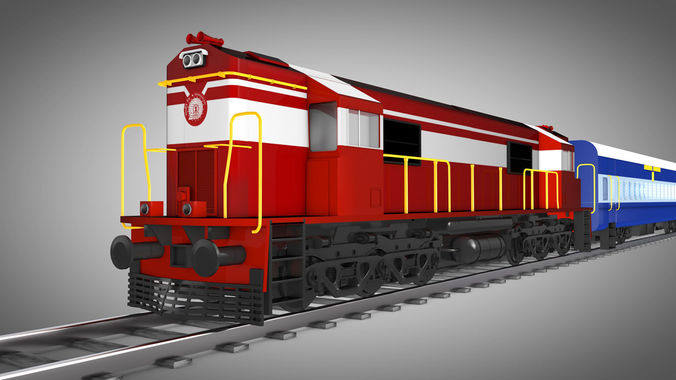 3D model Train India VR / AR / low-poly | CGTrader