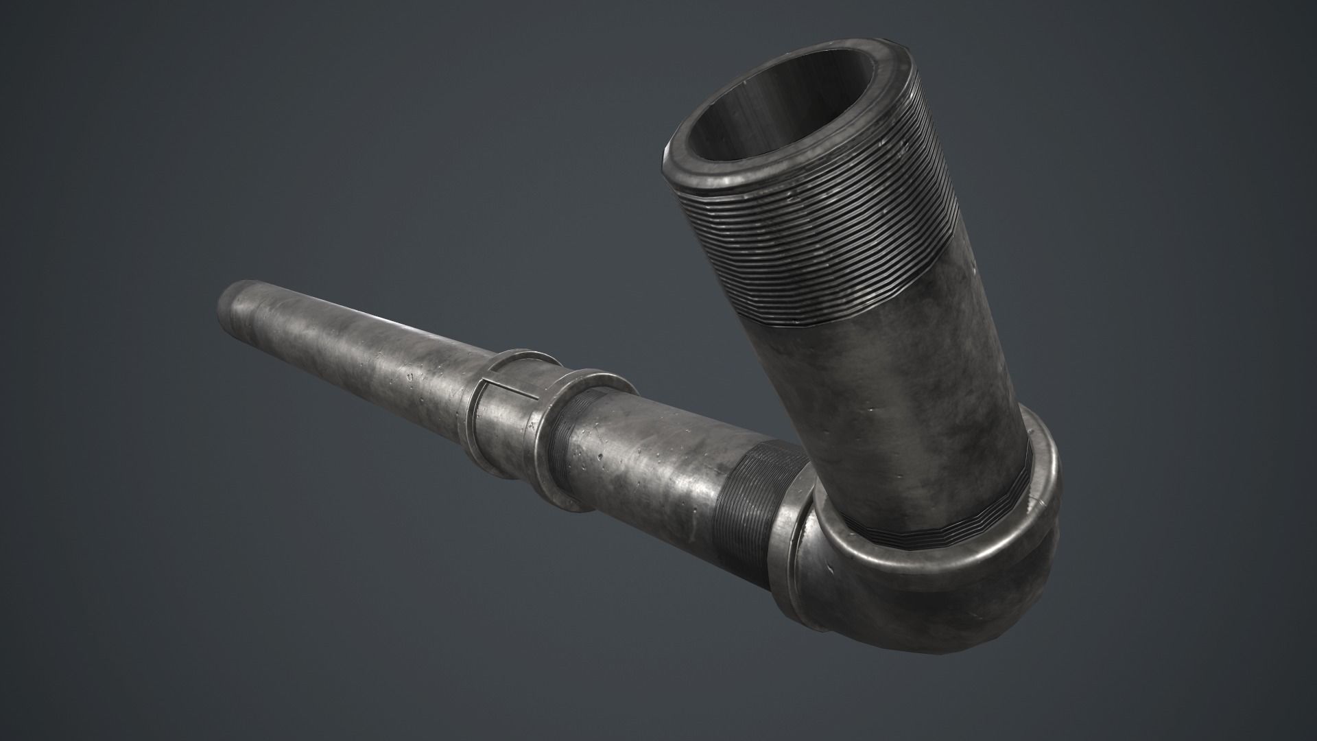 3D model Metal Pipe Weapon PBR Game Ready VR / AR / low-poly | CGTrader