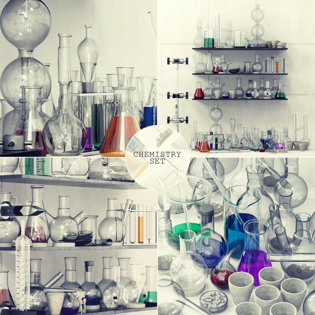 Laboratory chemistry 3D model | CGTrader