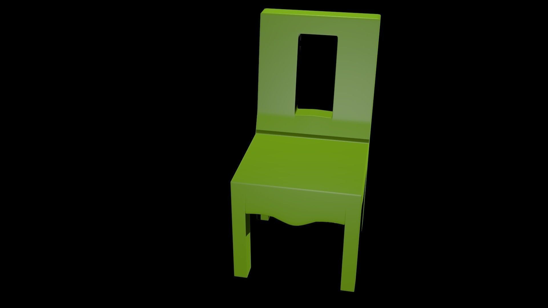 Child chair 3D model | CGTrader