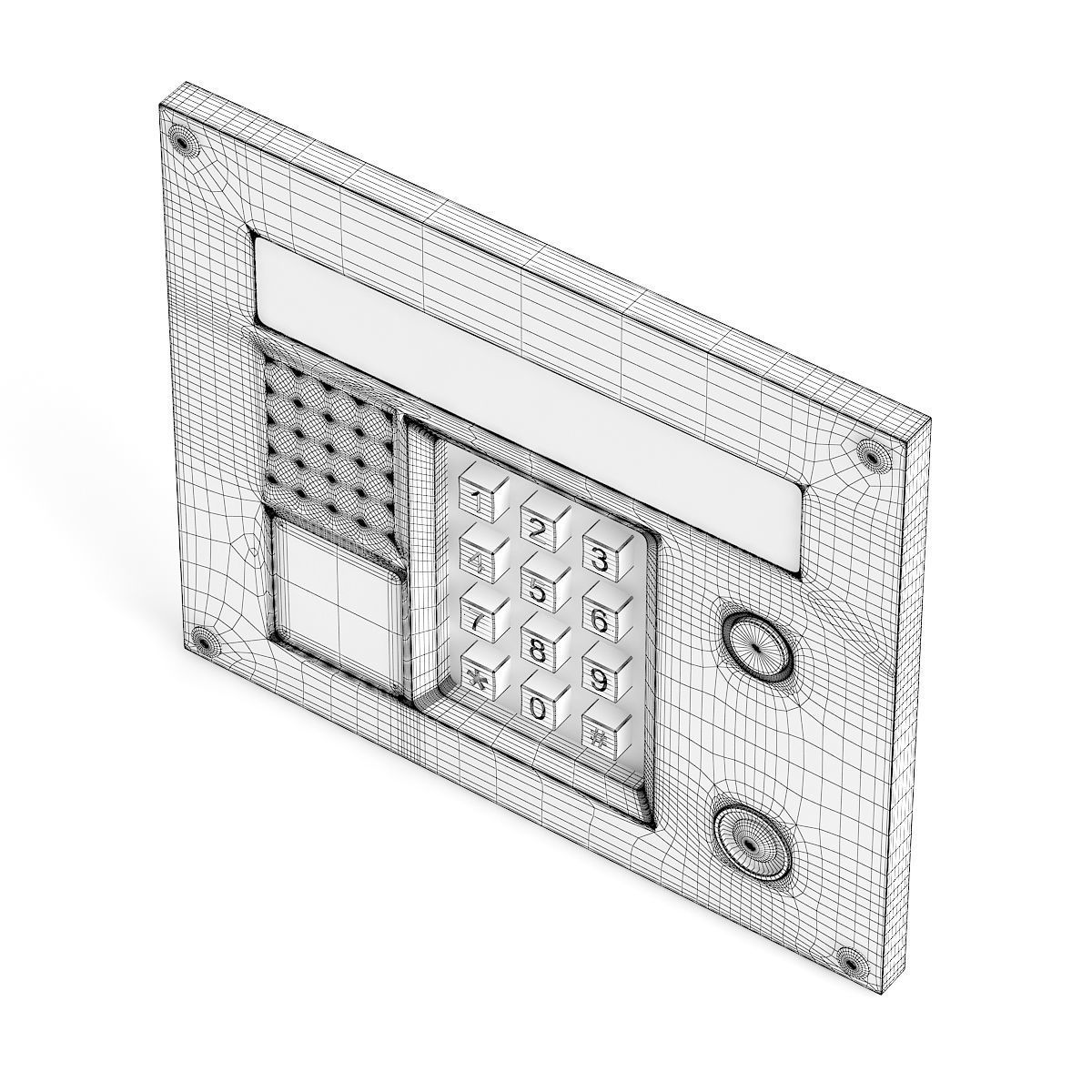 External Intercom 3D Model 3D model | CGTrader