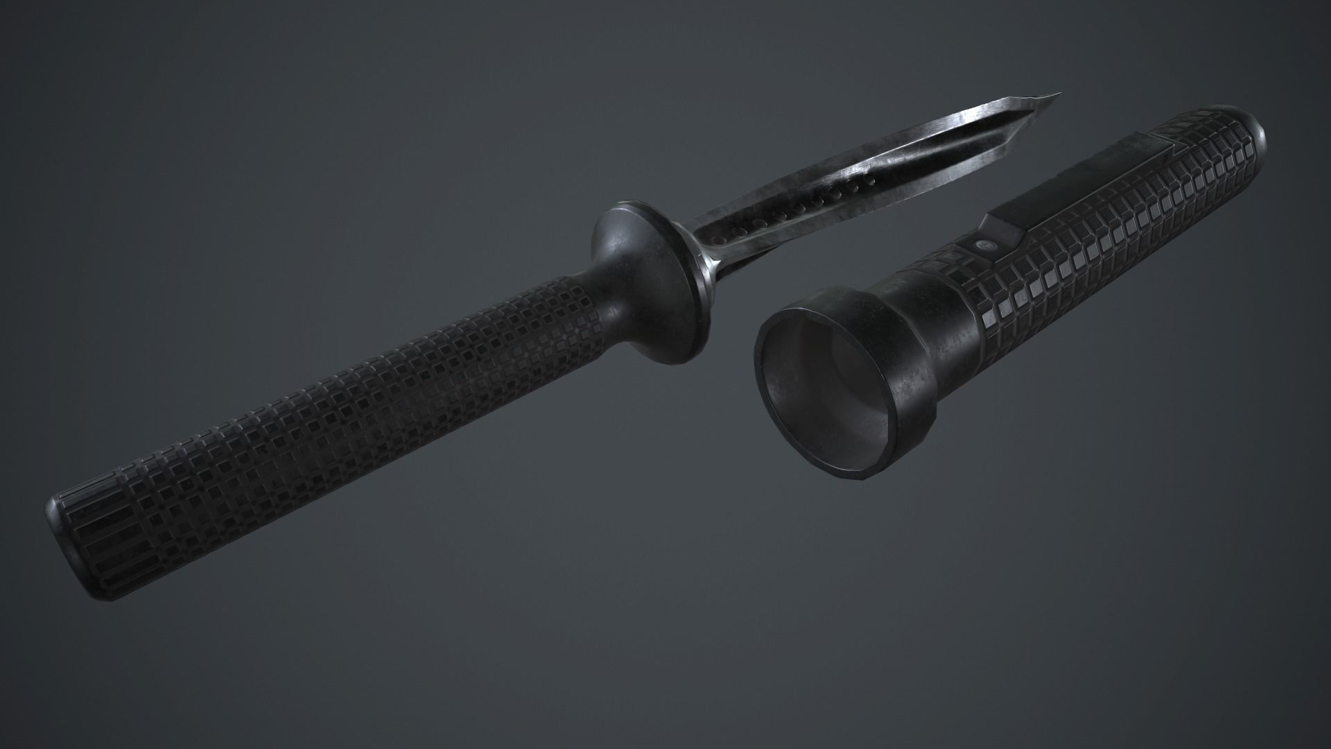 3D model Stainless Steel Jagdkommando Knife PBR Game Ready VR / AR / low-poly | CGTrader