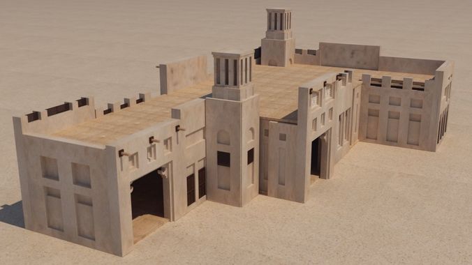 UAE old Building 3D model | CGTrader