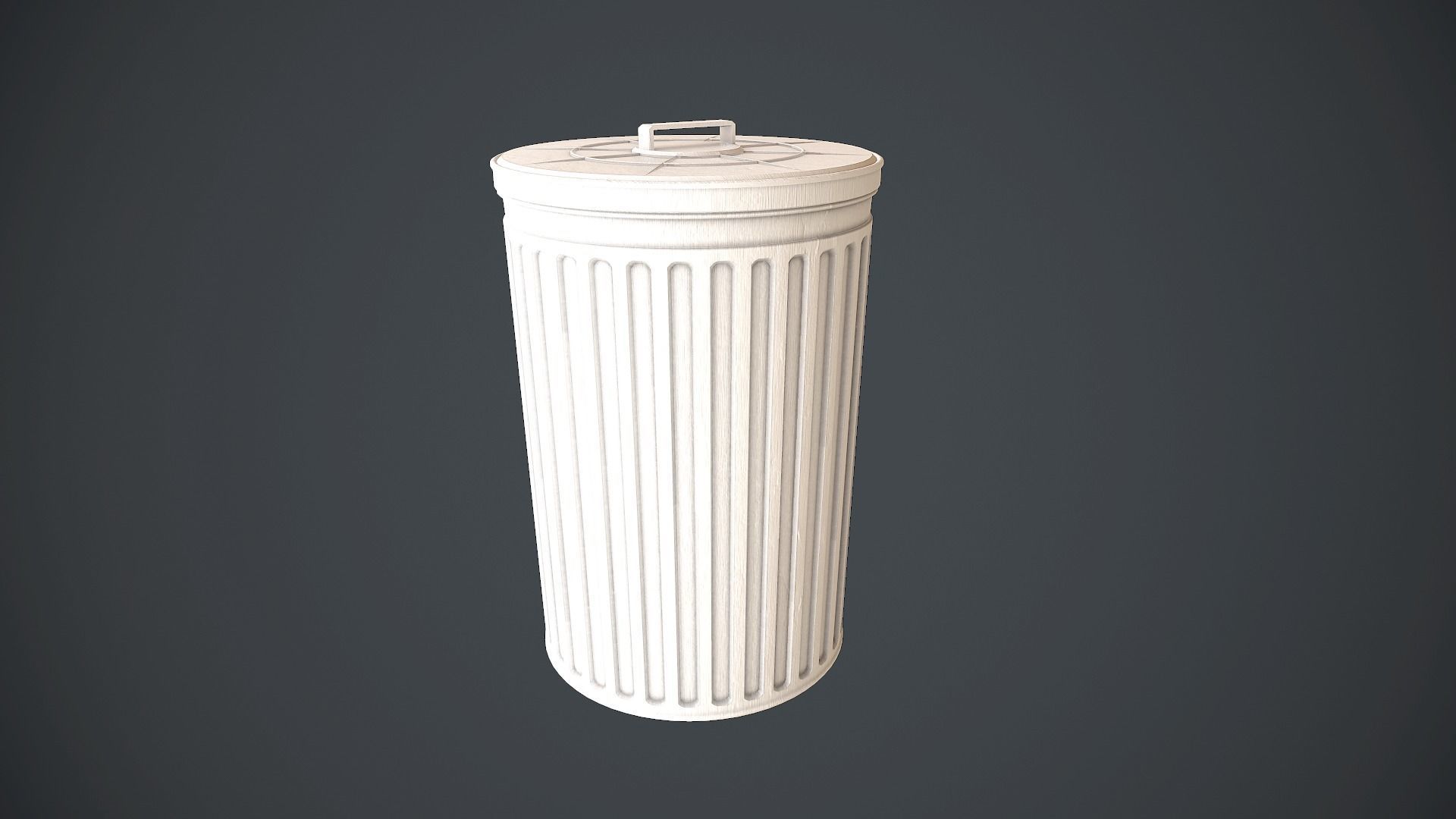 3D model Trash Can - 4K PBR Game Ready VR / AR / low-poly | CGTrader