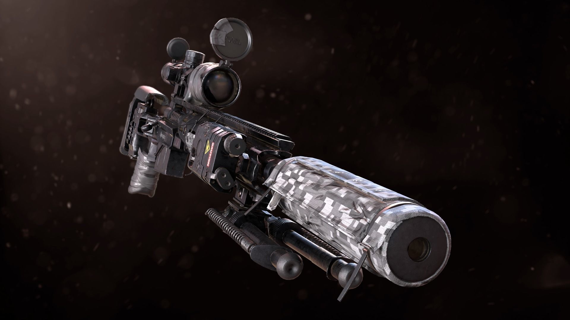 XM2010 Sniper Rifle - Mid Poly 3D model | CGTrader