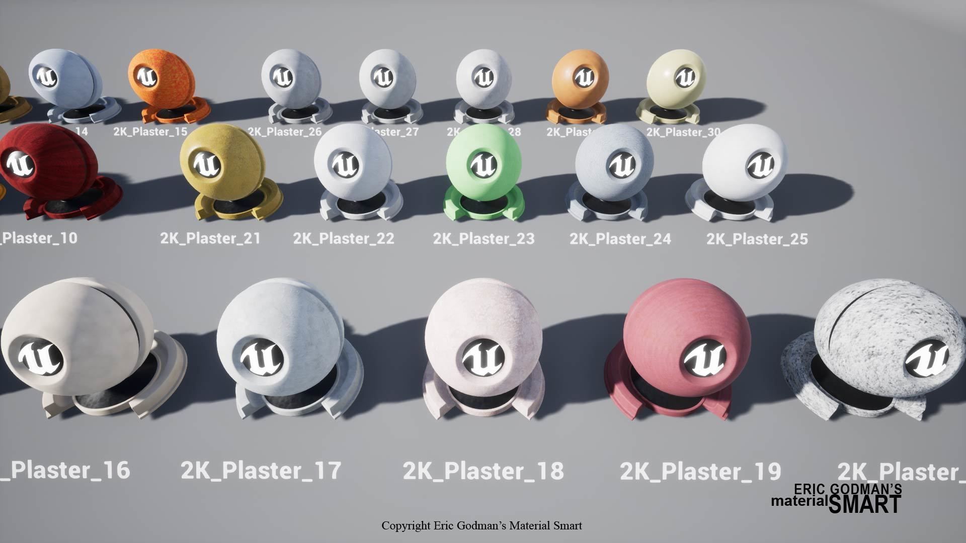 Plaster Materials 3D model | CGTrader