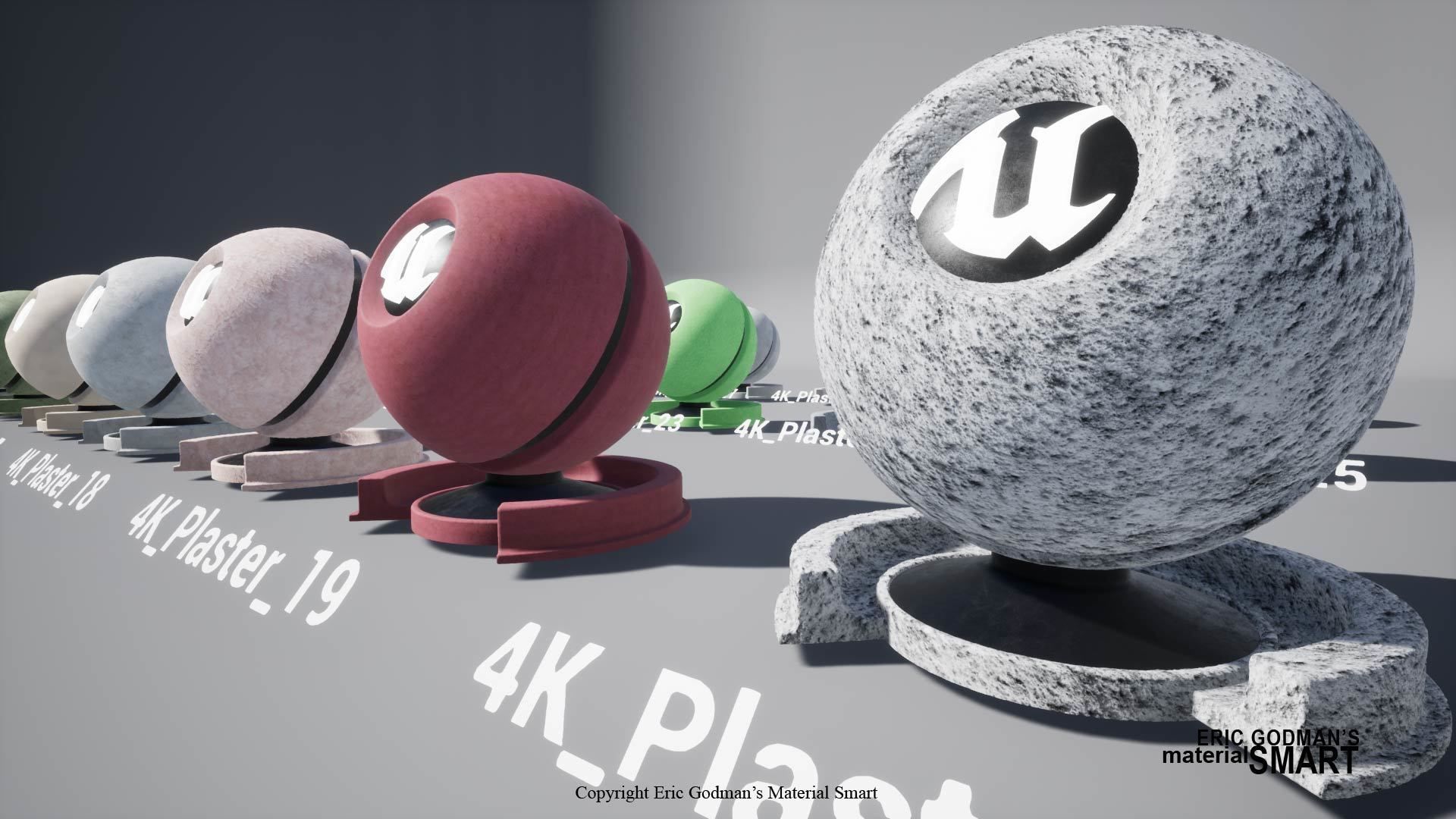 Plaster Materials 3D model | CGTrader