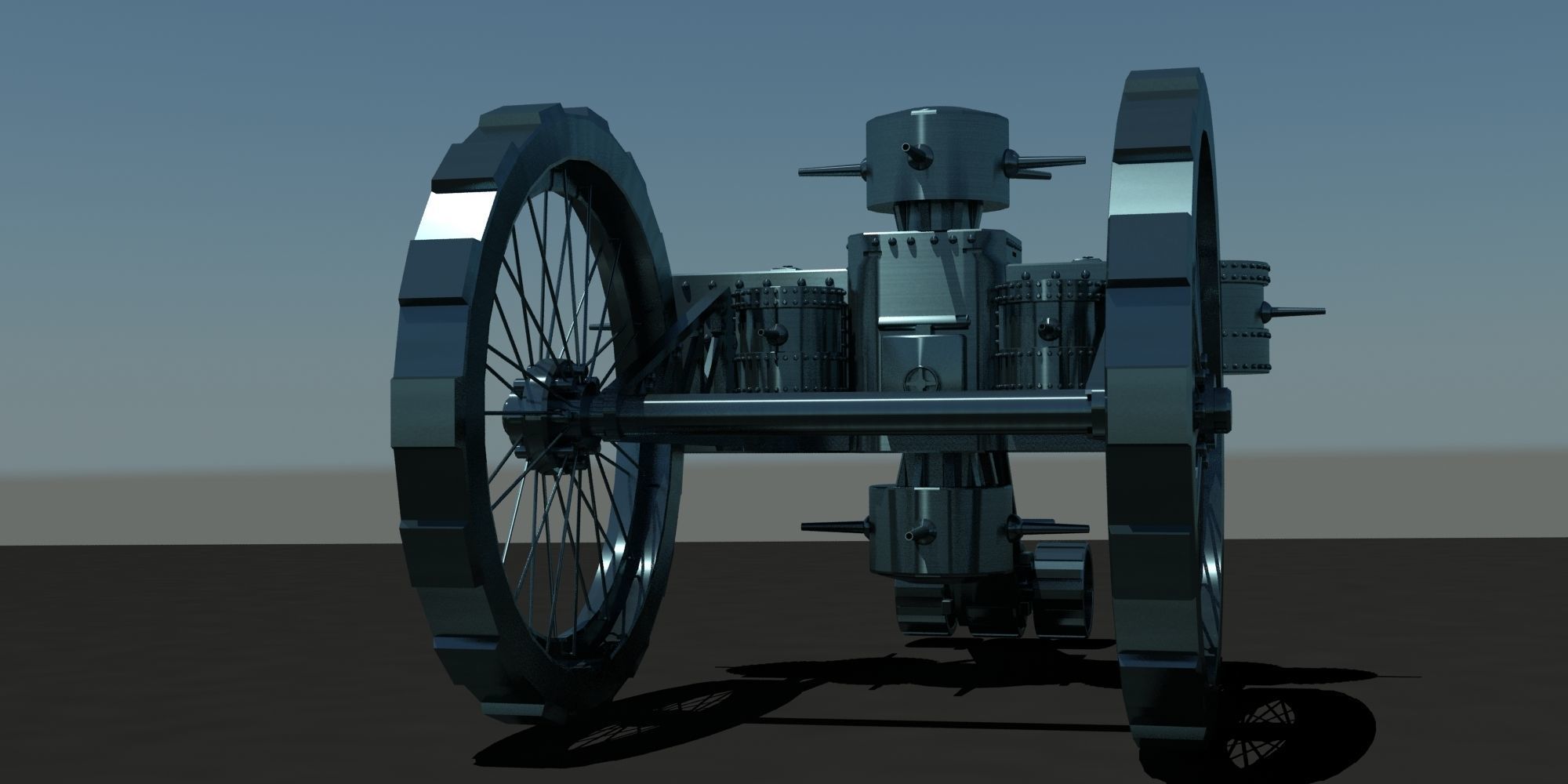 Tzar Tank 3D model | CGTrader