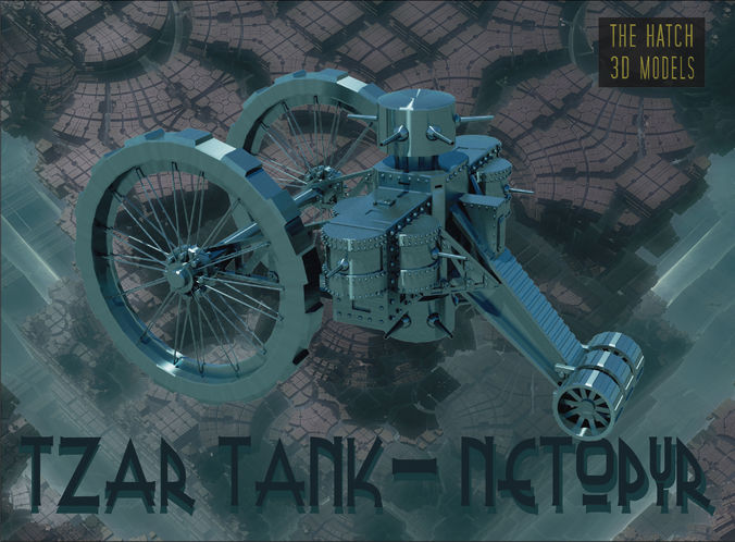 Tzar Tank 3D model | CGTrader