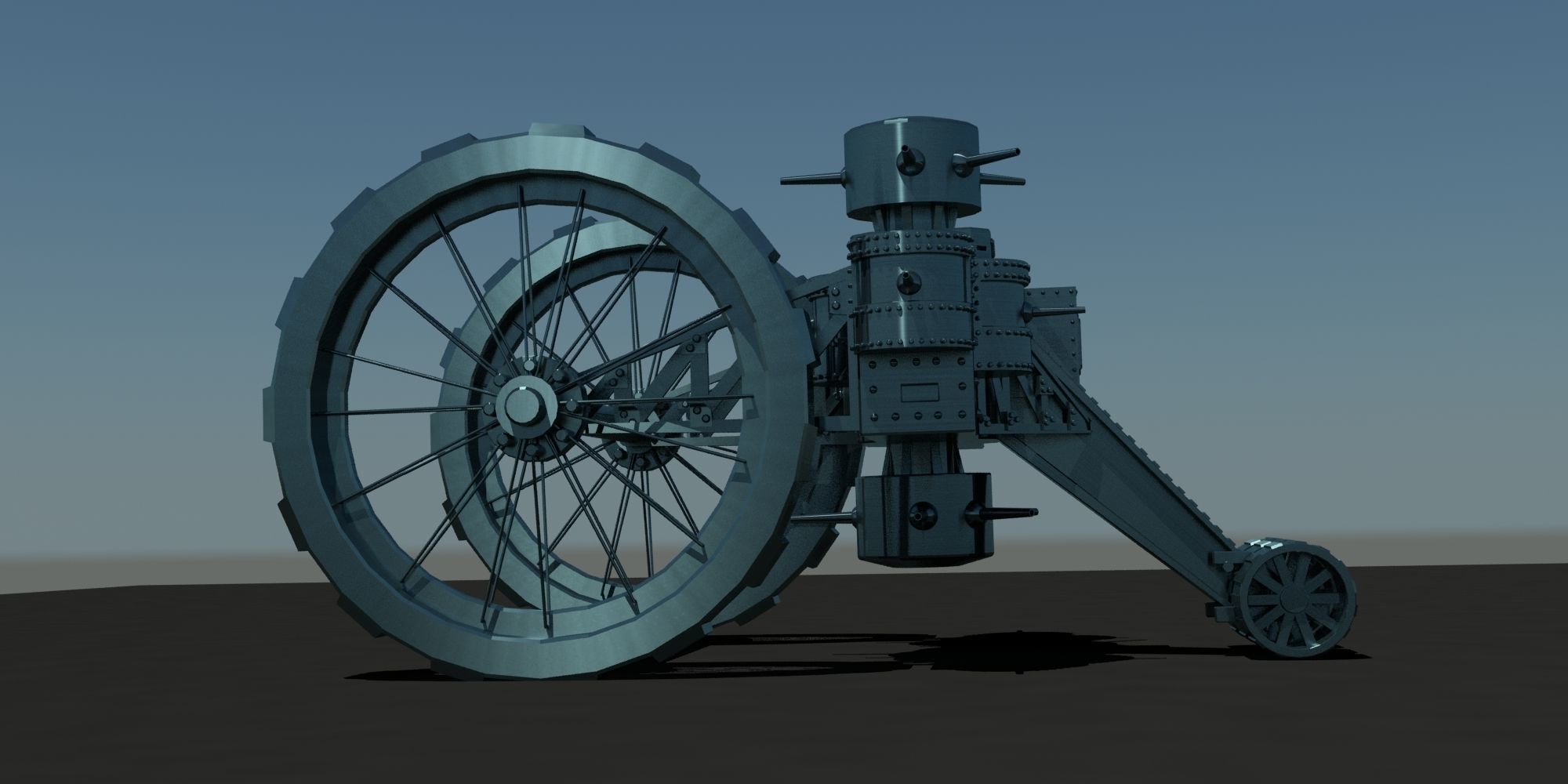 Tzar Tank 3D model | CGTrader
