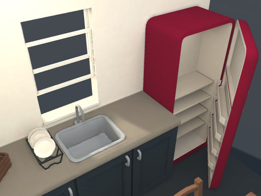 3D model Low Poly Modular Kitchen VR / AR / low-poly | CGTrader