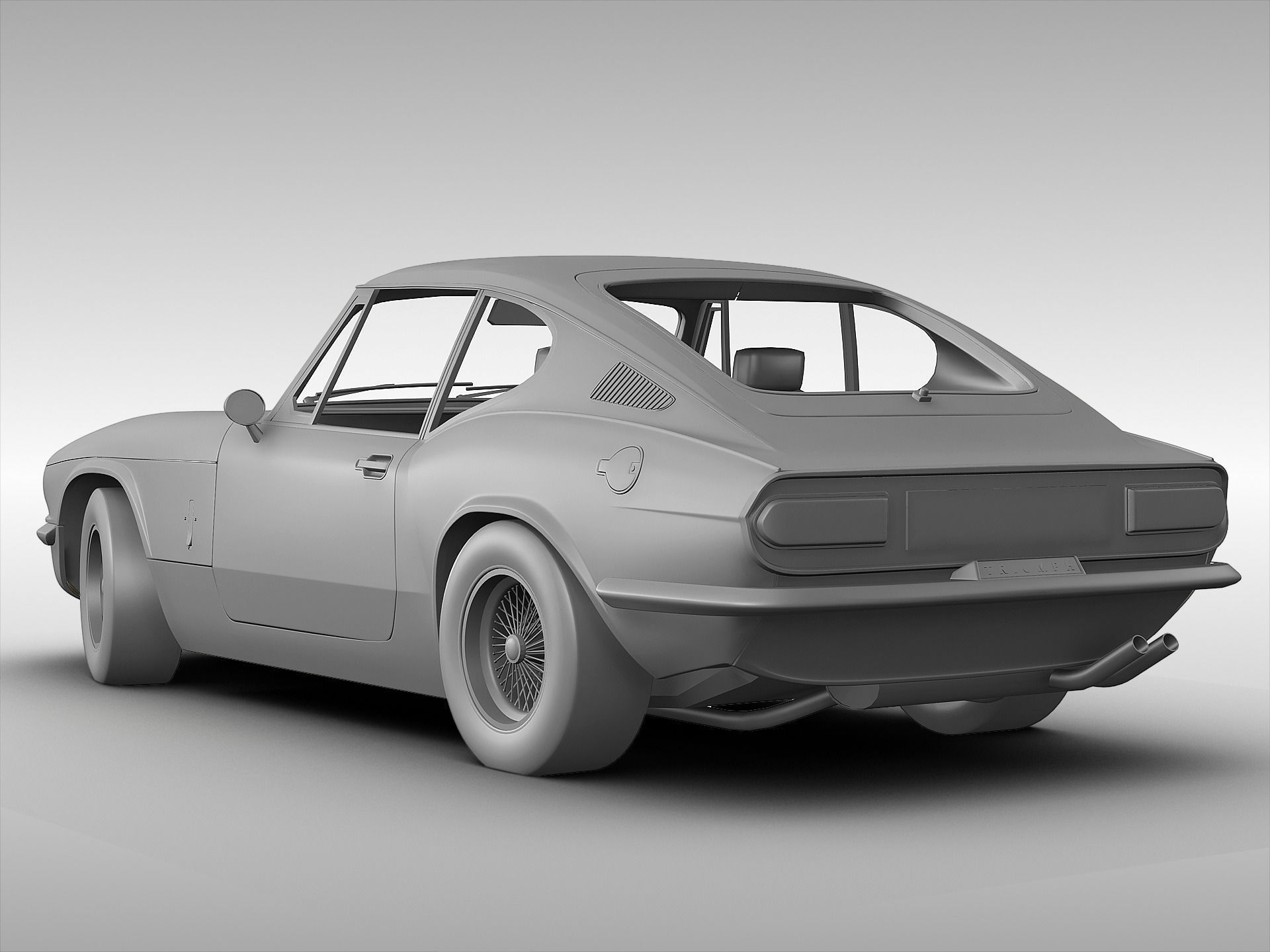 Triumph GT6 MK3 1973 3D model | CGTrader