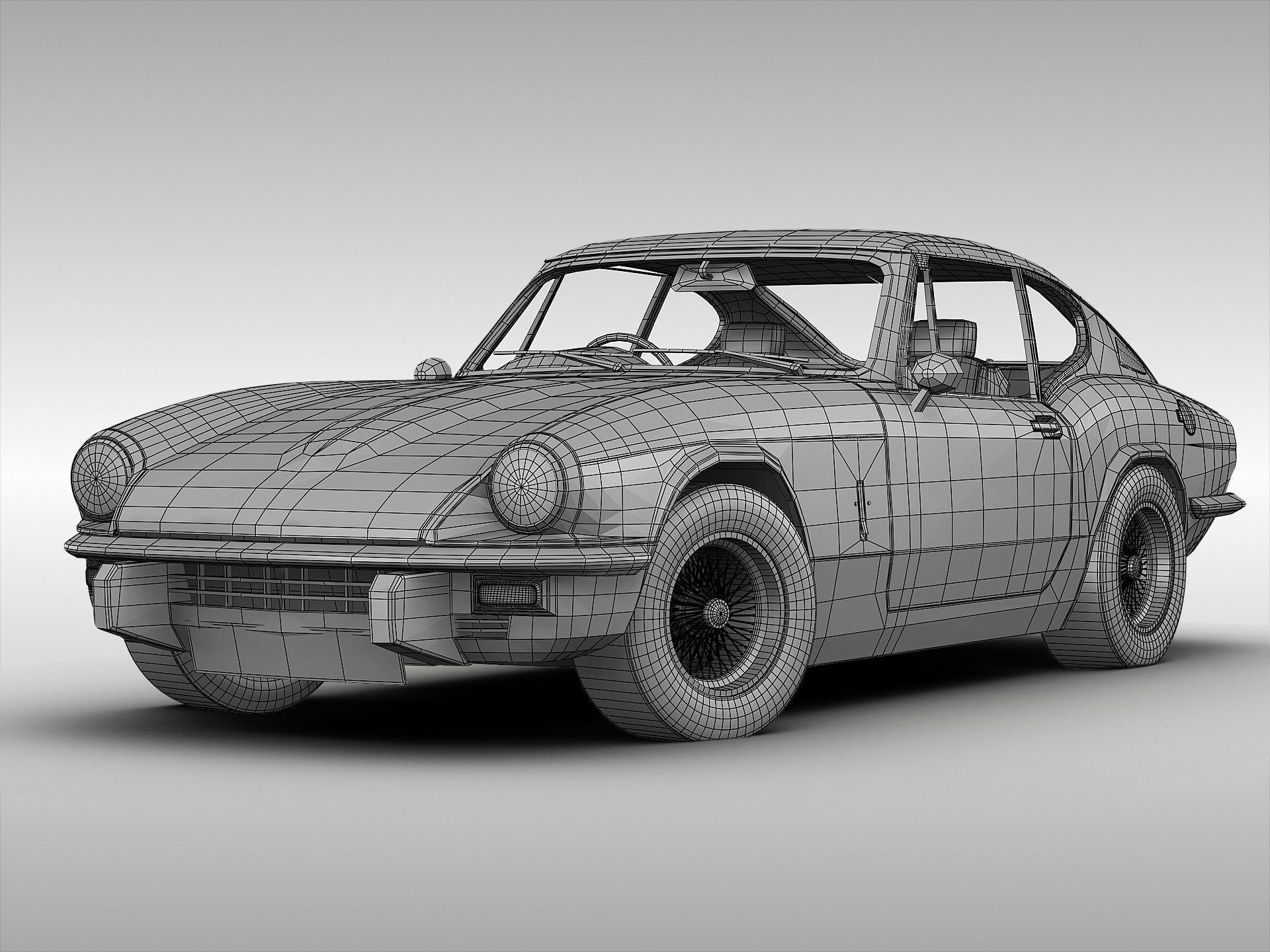 Triumph GT6 MK3 1973 3D model | CGTrader