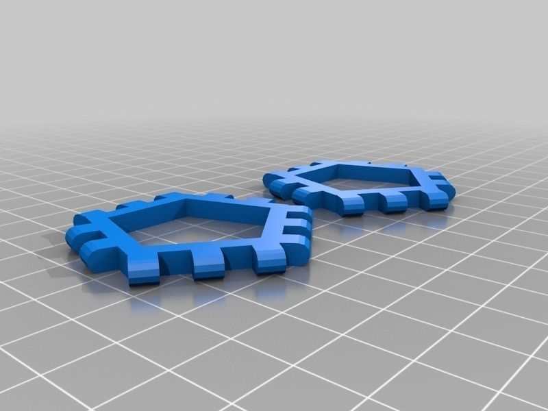 Polyhedra - Hinged Nets and Snap Tiles free 3D model 3D printable ...