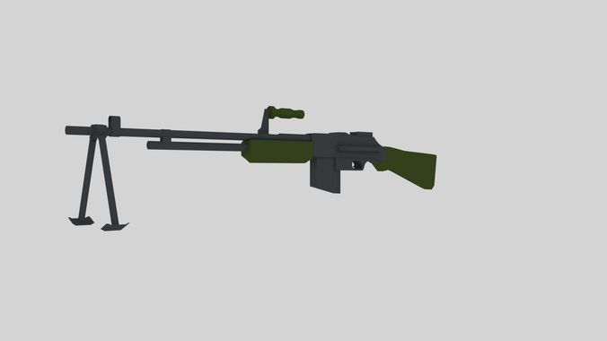 3D model BAR WWI-WWII Rifle VR / AR / low-poly | CGTrader