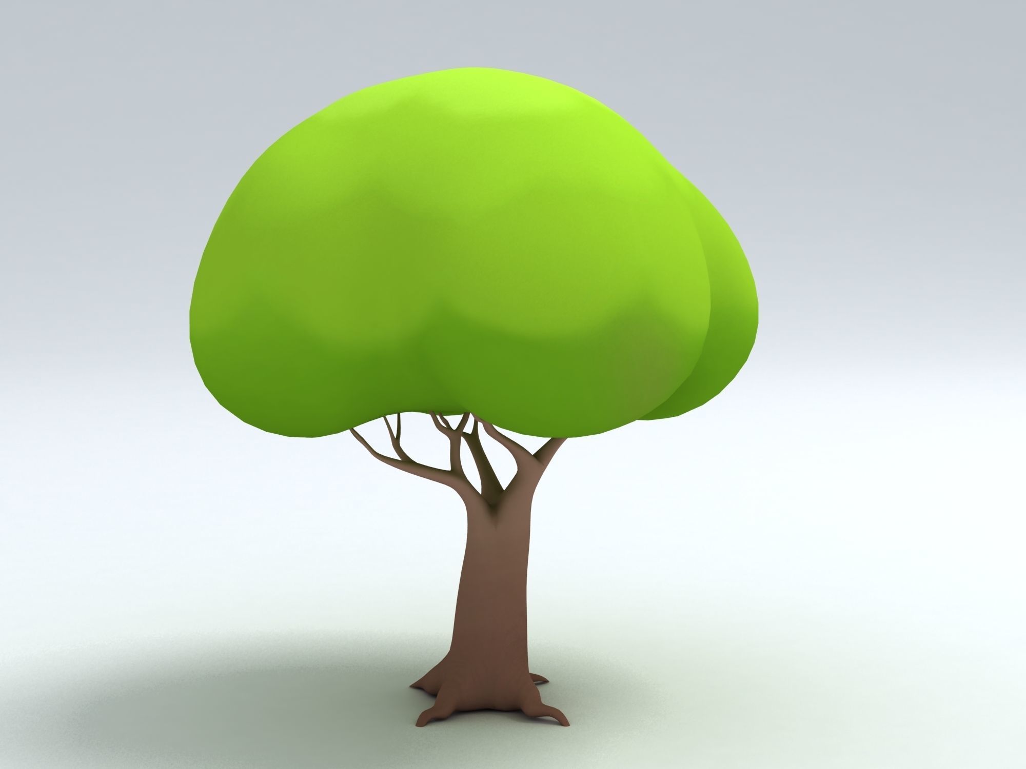 Cartoon Tree 3D model | CGTrader