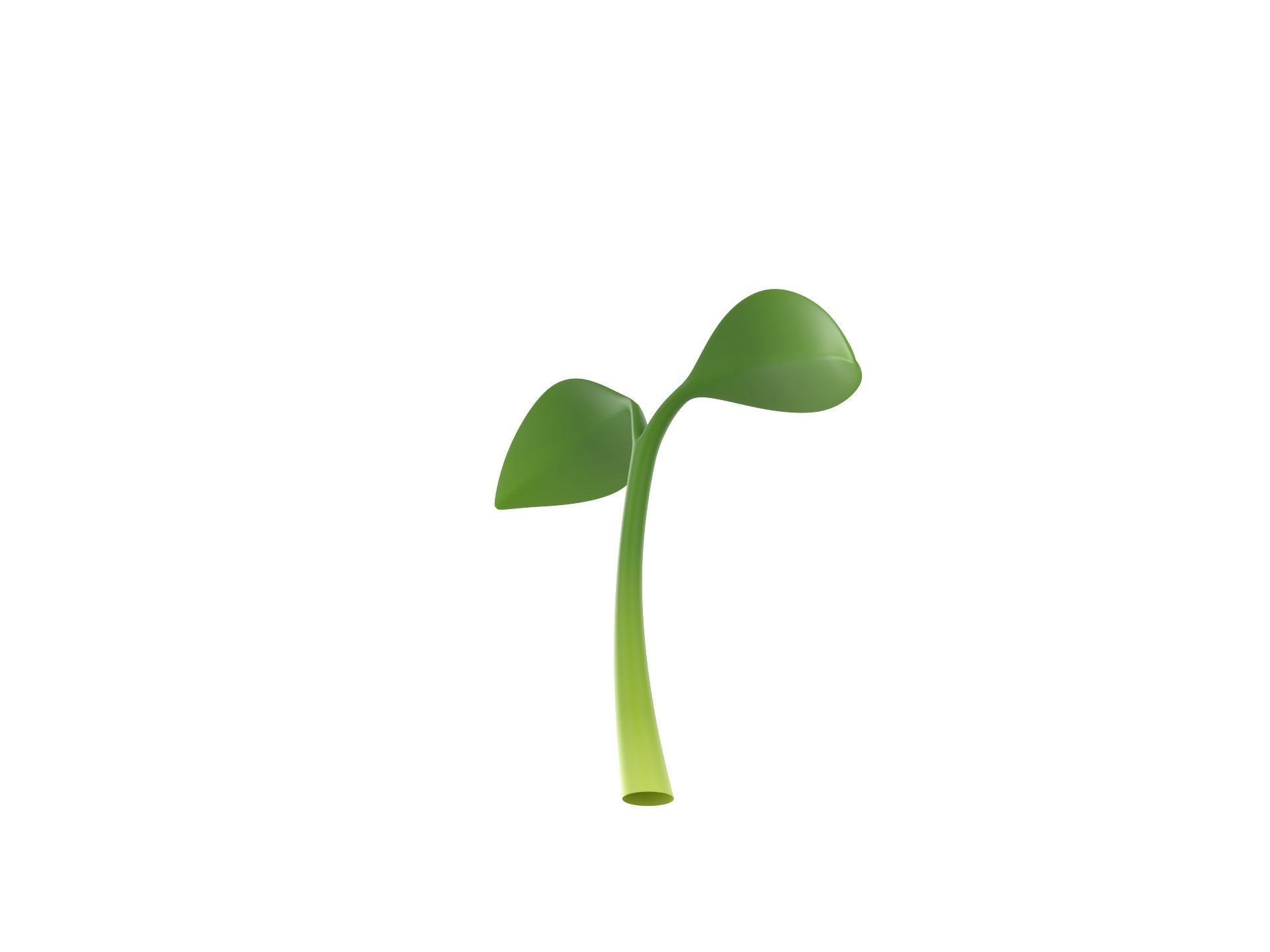 3D model Plant Sprout VR / AR / low-poly | CGTrader