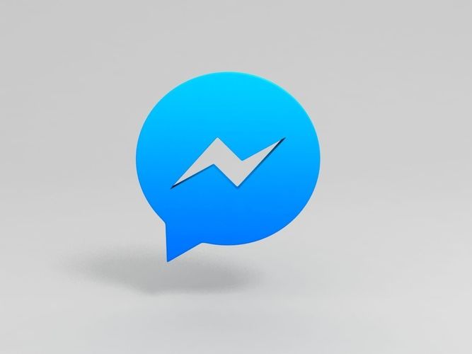 3D asset Messenger Logo | CGTrader