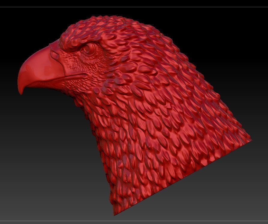 Eagle head 3D model 3D printable | CGTrader