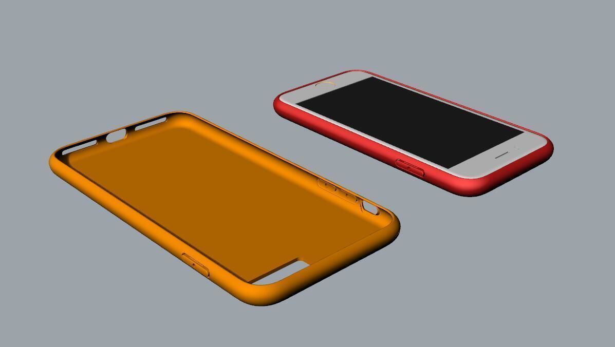 iphone 8 and 8 plus case Original customizable design 3D model 3D ...