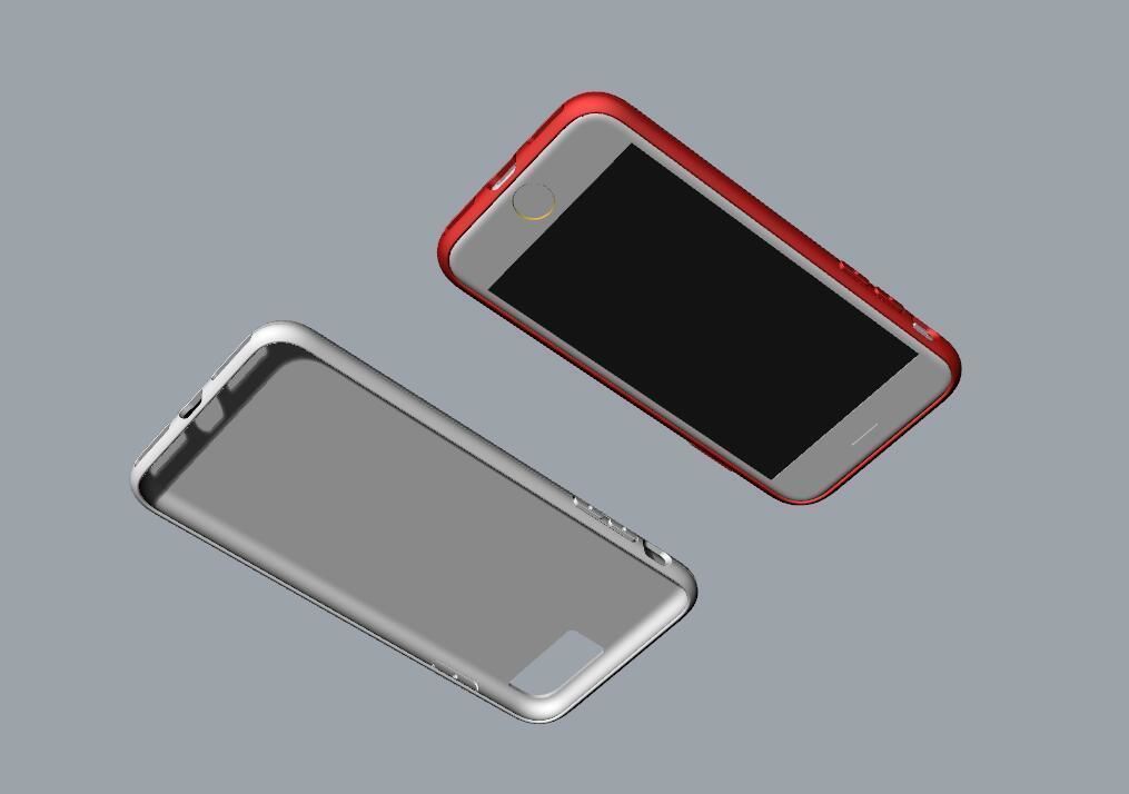 iphone 8 and 8 plus case Original customizable design 3D model 3D ...